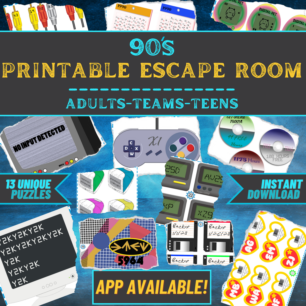 Adult Printable Escape Rooms – PaperEscapeCo
