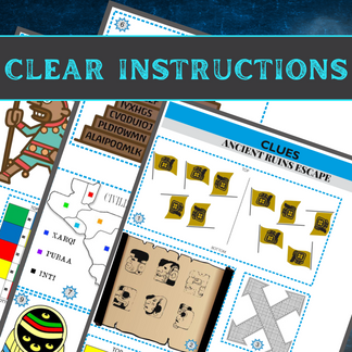 Ancient Ruins - Escape Room Game Printable – PaperEscapeCo