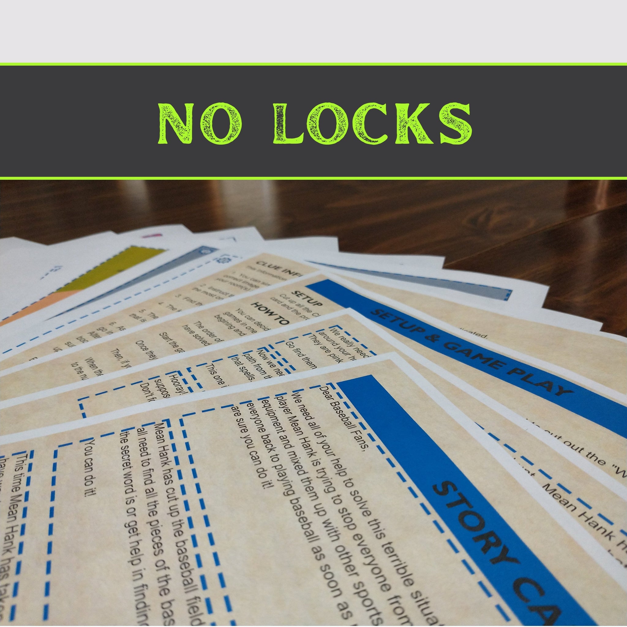 Baseball Escape - Kids Escape Room Game Printable (Ages 5-8 ...