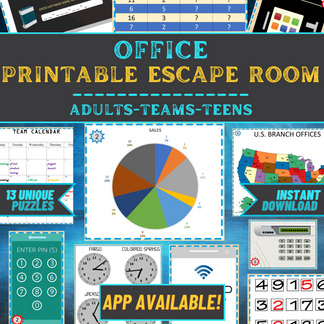 Office Escape - Escape Room Game Printable – PaperEscapeCo