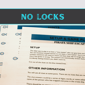 Pirate Ship Escape - Escape Room Game Printable – PaperEscapeCo