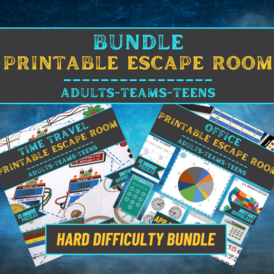 Adult Printable Escape Room Bundles – PaperEscapeCo
