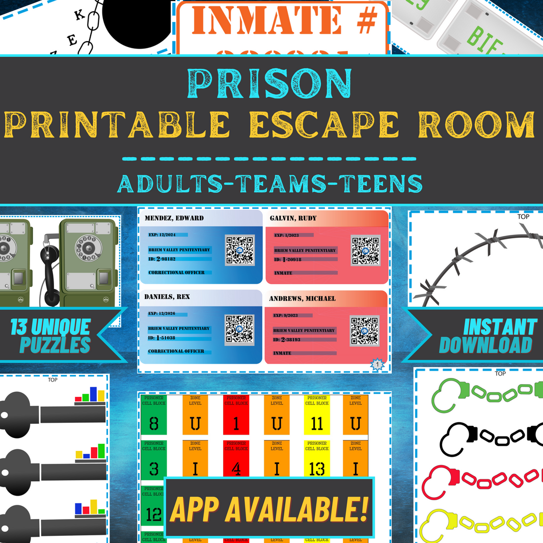 Adult Printable Escape Rooms – PaperEscapeCo
