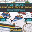 Time Travel Escape - Escape Room Game Printable – PaperEscapeCo